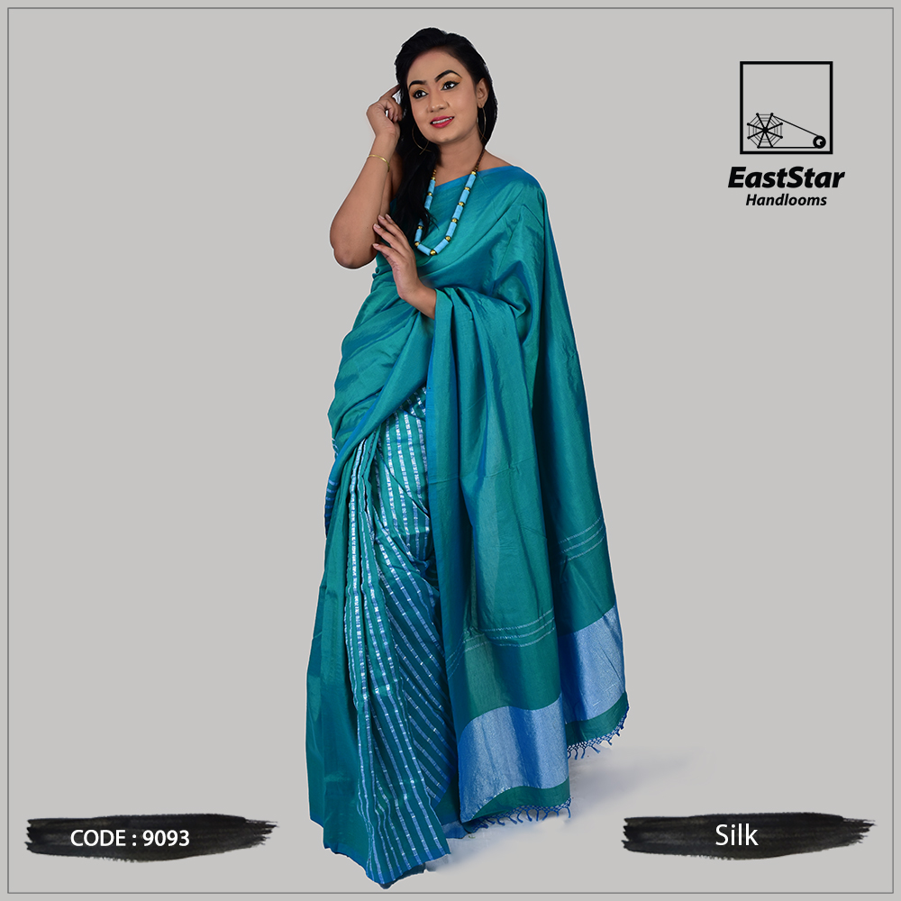 Handloom Silk Saree 9093 – East Star Handlooms