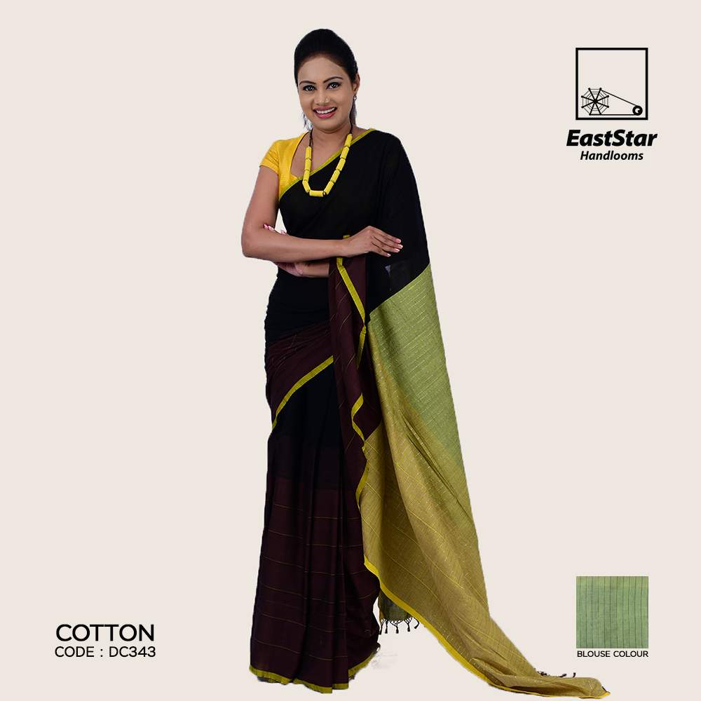 Handloom Cotton Saree DC343 – East Star Handlooms