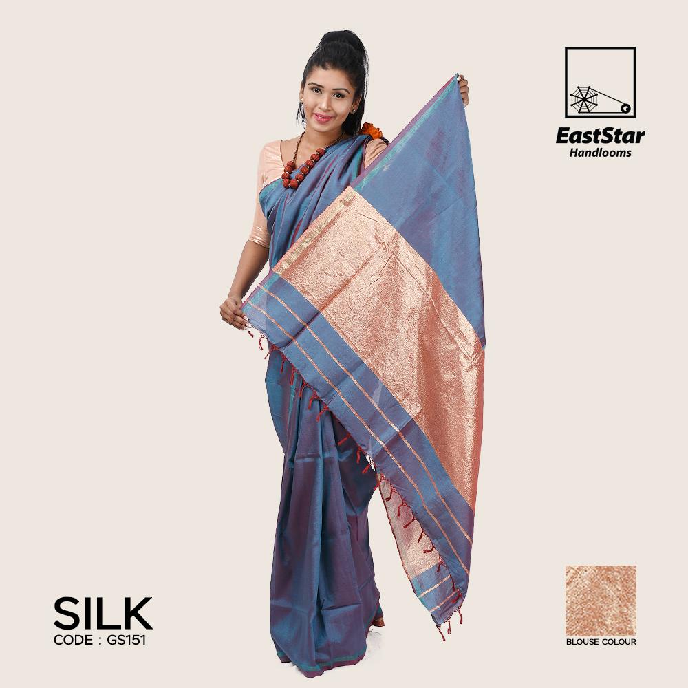 Handloom Silk Saree GS151 – East Star Handlooms