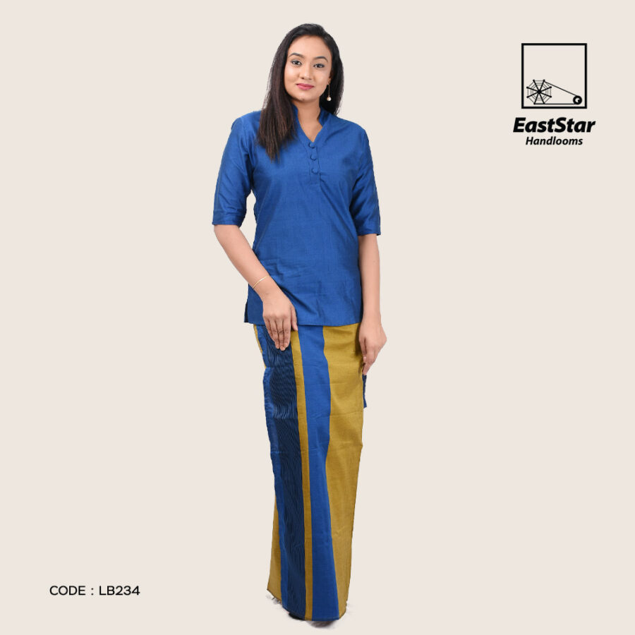 Handloom Lungi & Blouse LB234 – East Star Handlooms