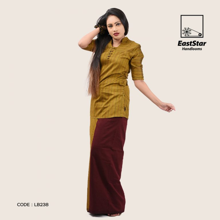 Handloom Lungi & Blouse LB238 – East Star Handlooms