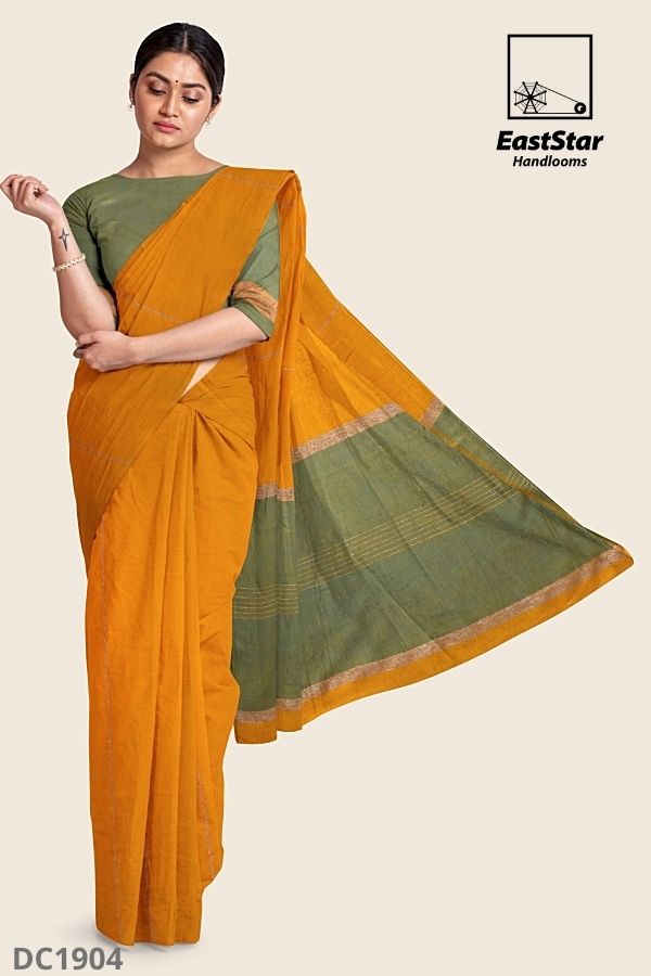 Yellow Handlooms Cotton Saree DC1904 – East Star Handlooms