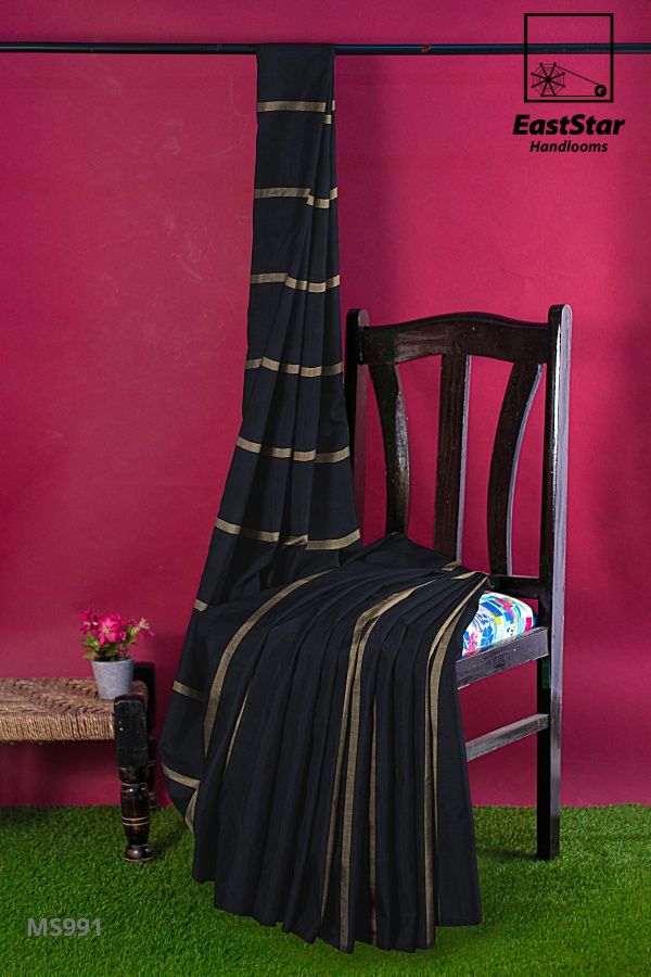 Black Handlooms Silk Saree MS991 – East Star Handlooms
