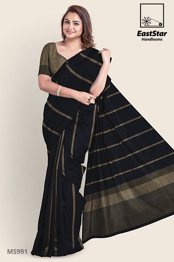 Black Handlooms Silk Saree MS991 – East Star Handlooms