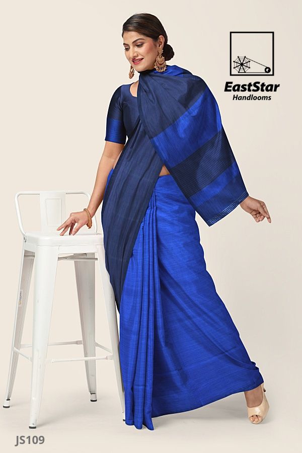 Blue Handlooms Silk Saree JS109 – East Star Handlooms