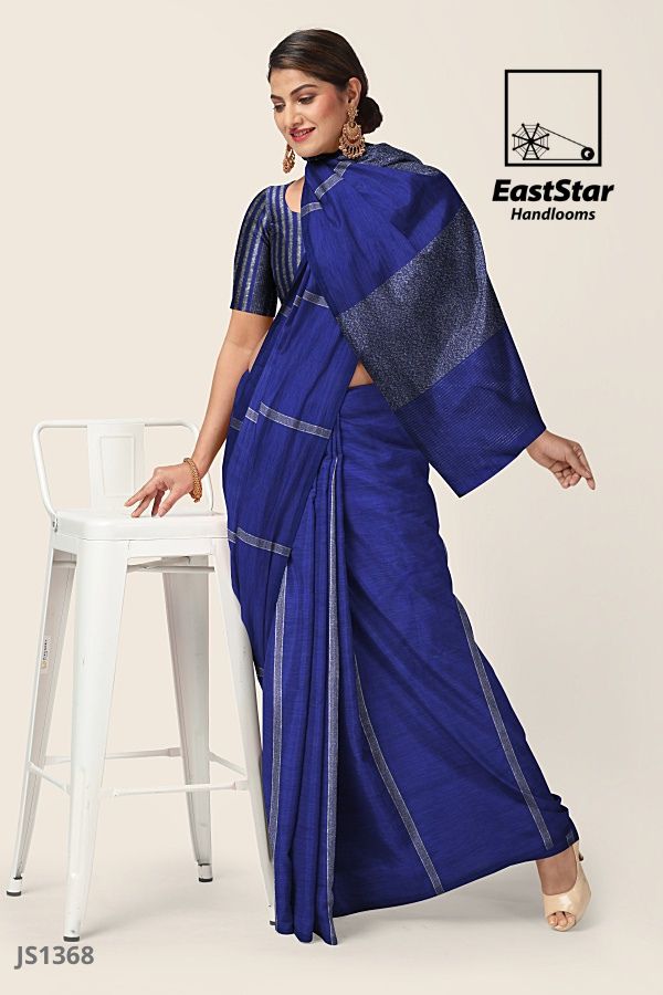 Royal Blue Handlooms Silk Saree JS1368 – East Star Handlooms
