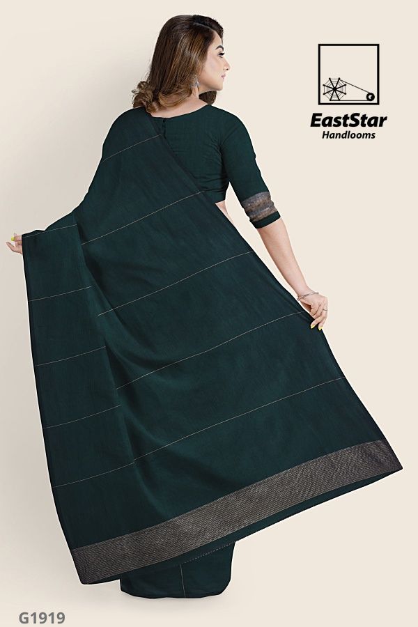 Green Handlooms Glossy Cotton Saree G1919 – East Star Handlooms