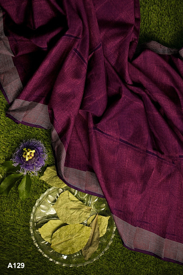 Marron Indian Saree A129 – East Star Handlooms