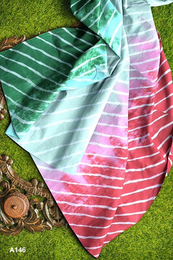 Pink Green Indian Saree A146 – East Star Handlooms