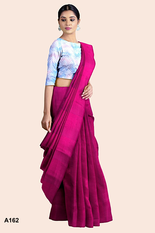Pink Indian Saree A162 – East Star Handlooms